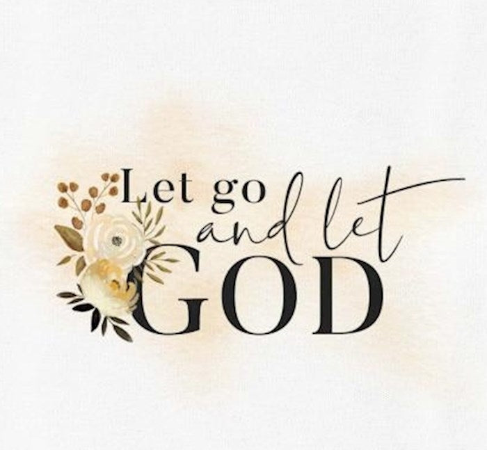 Let Go and Let God Canvas Frame White – CCC Brooklyn Campus